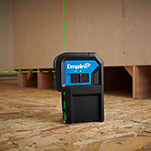 125’ Green Self–Leveling 3-Point Laser Page | Empire Level - Built On Trust