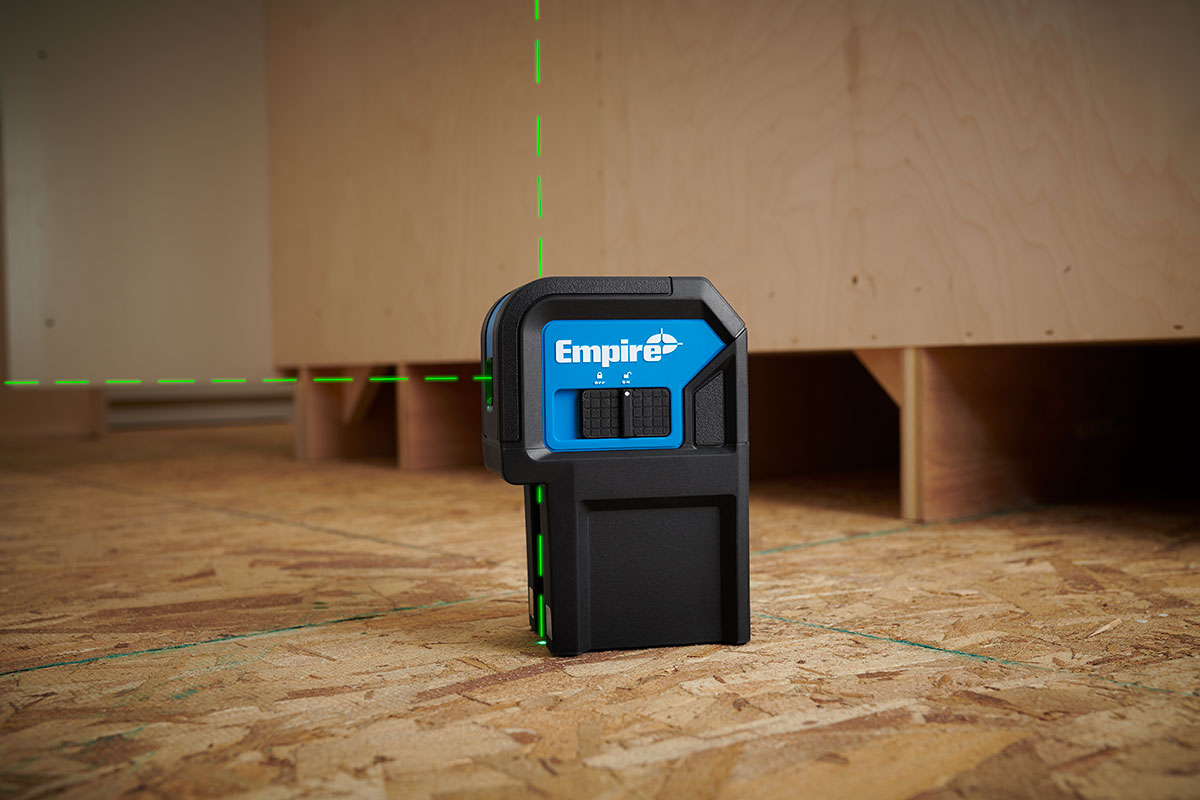 125’ Green Self–Leveling 3-Point Laser Page | Empire Level - Built On Trust